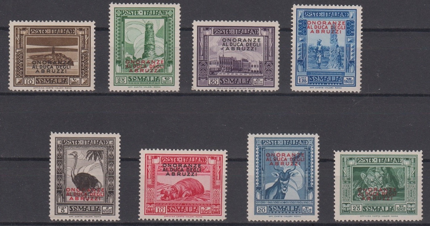 Honouring the Duke of the Abruzzi: A Tribute on Somali Stamps (1934 ...