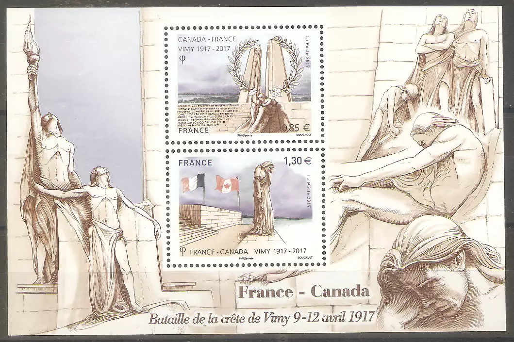 France - 2017 Centenary of the Battle of Vimy Ridge: A Joint Tribute by ...