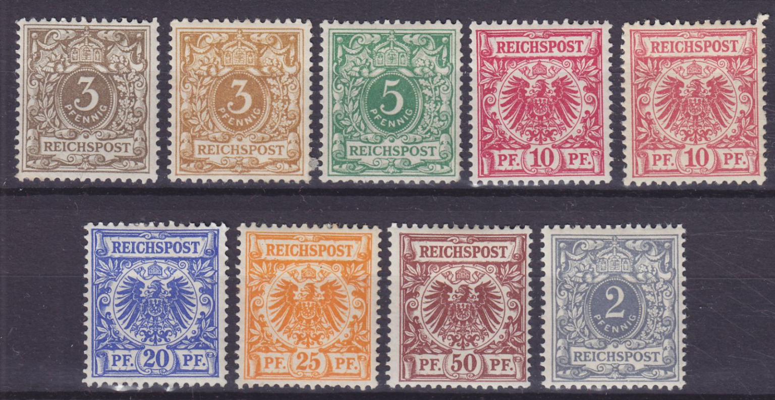 Exploring Reichspost Stamps of the German Empire (1889–1900)